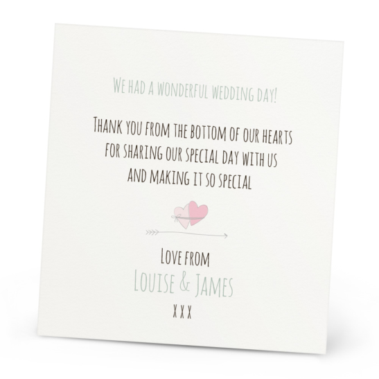 Layla Thank You Card - Beautiful Wishes